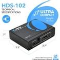 Orei Hds 102 4k 1x2 Hdmi Splitter And Cable Port 1 In 2 Out Edid