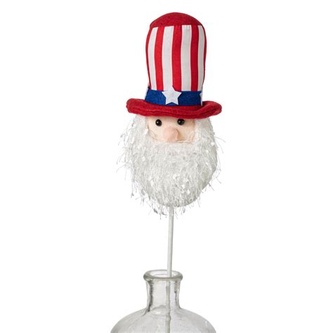 20 Fabric Uncle Sam Head Pick