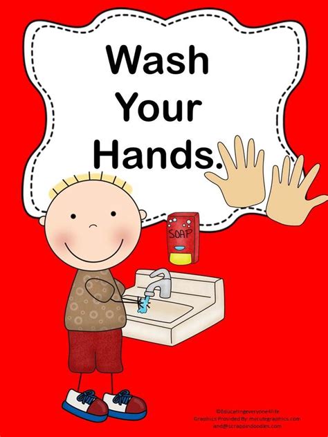 Restroom Procedures Preschool Activities School Nurse Posters