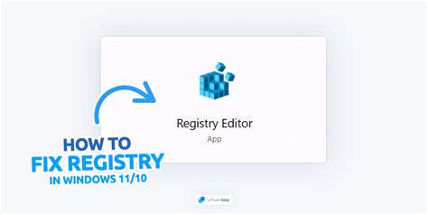 How To Repair And Fix Corrupt Registry In Windows 1110