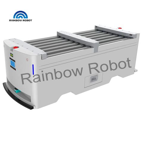 Roller Conveyor Autonomous Mobile Automated Guided Vehicle Amr Agv Warehouse Robot Agv Heavy