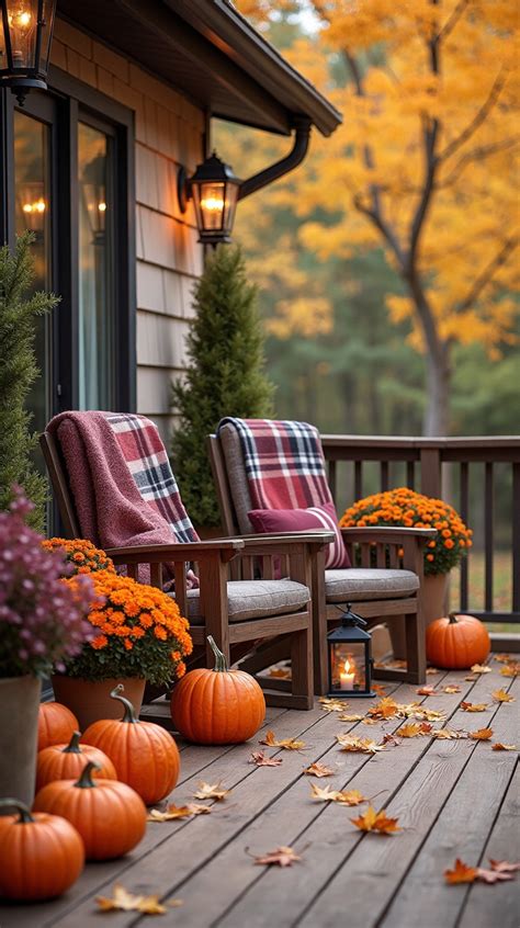 15 Autumn Fall Patio Decor Ideas For Autumn Warmth