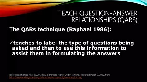 HIGHER ORDER THINKING PPT