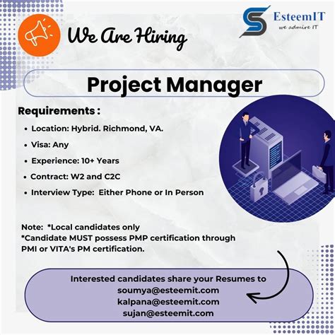 Esteemit On Linkedin Projectmanager Projectmanagerjobs Projectmanagers Managers…