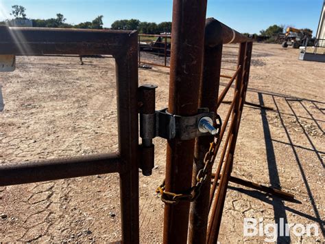 Linn Post And Pipe Freestanding Corral W12 Bow Gate Agriculture Bigiron