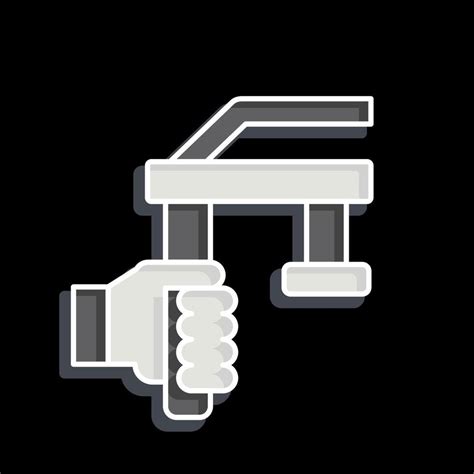 Icon Fuel Injector Related To Car Maintenance Symbol Glossy Style Simple Illustration