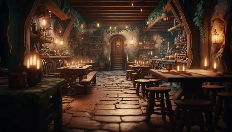 Fantasy Tavern Medieval Fantasy Tavern Environment Fantasy Tavern