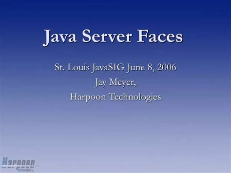 PPT Java Server Faces PowerPoint Presentation Free Download ID