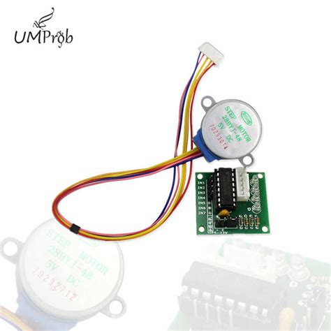 Jual Fase 5v 4 Dc Gear Stepper Motor 28byj 48 Uln2003 Driver Board
