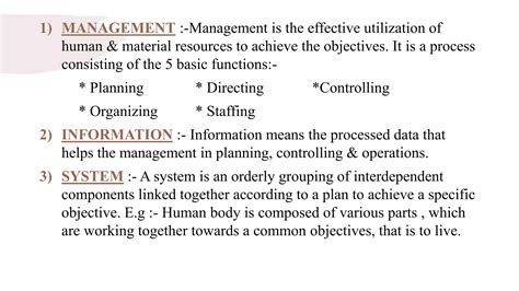 Management Information System Pptx