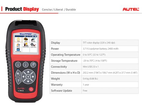 autel tpms diagnostic and service tool maxitpms ts601