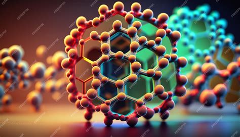 Compuestos Moleculares En Medicina Biología Química Foto Premium