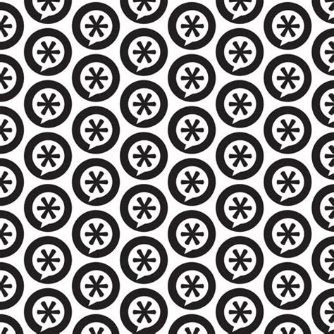 Pattern Background Asterisk Footnote Sign Icon Vector Art At