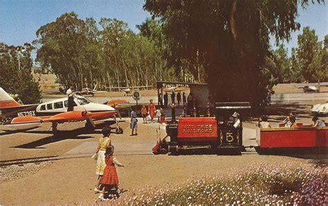 Vacaville Ca Vintage Postcard Of The Nut Tree Airport A Flickr