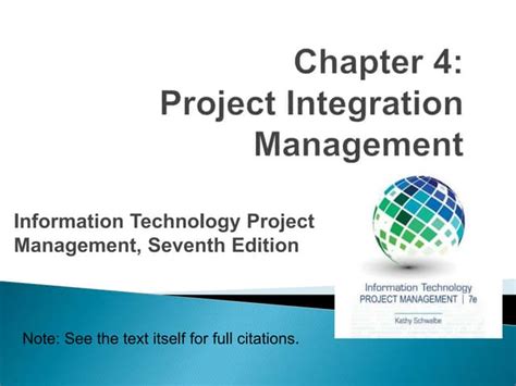 Chapter 4 Project Integration Management Ppt