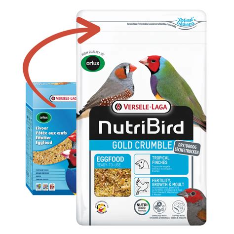 Versele Laga Orlux Eggfood Dry Tropical Finches 1kg