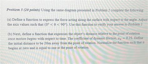 solved problem 5 20 points using the same diagram