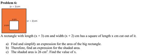 Solved Problem 6 X 3 Cm X Cm X 2 Cm X Cm A Chegg Com