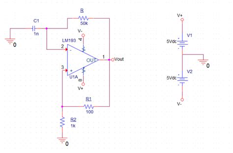 Operational Amplifier Square Wave Oscillator On PSpice Simulation Electrical Engineering