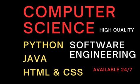 do computer science assignments python programming java and software