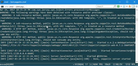Running Apache Zeppelin For Sql Server On Windows 10 Natively