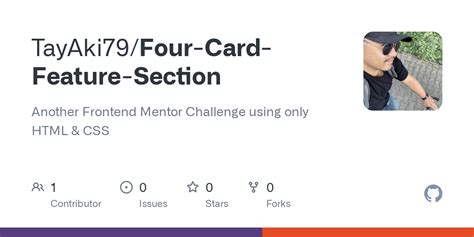 Github Tayaki79four Card Feature Section Another Frontend Mentor