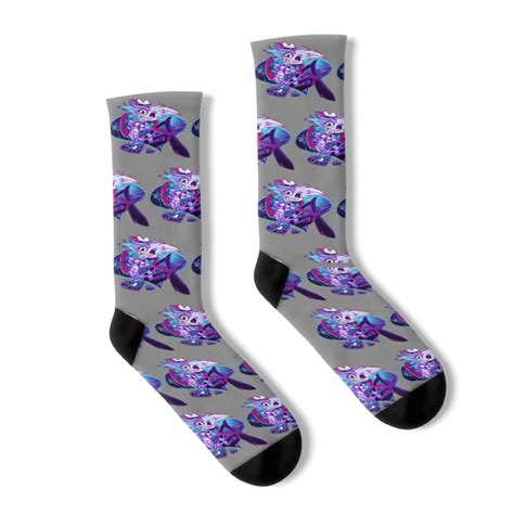 Hazbin Hotel Angel Dust 1 Socks Sold By Shayesweat Sku 215501389