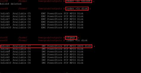 Powerstore Deletedunmapped Volume Continues To Be Listed In Aix Host