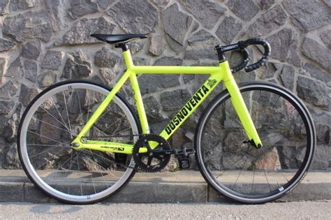 도스노벤타 휴스턴 네온 트랙 프레임셋 스기노75 스기노젠 트랙 크랭크셋 데다 피직 라이더스웨이 컴포넌트 커스텀 픽시 바이크 리뷰