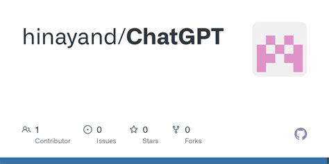 Github Hinayand Chatgpt