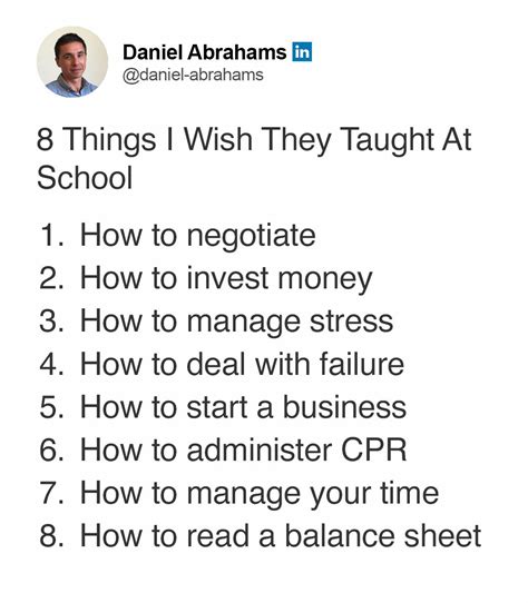 anirban banerjee on linkedin school gives you knowledge life teaches