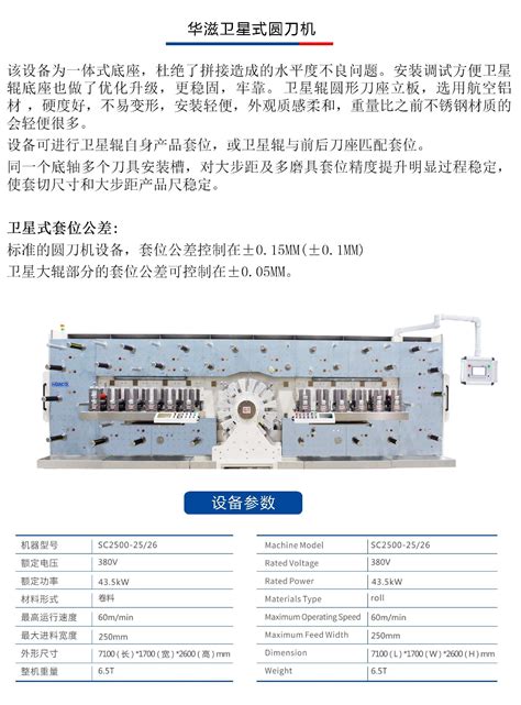 卫星式圆刀机 3c行业 山东华滋自动化技术股份有限公司