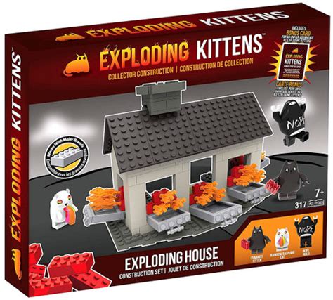 Exploding Kittens C3 Construction Exploding House Scene Set Basic Fun Toywiz