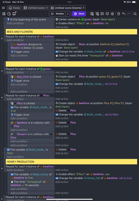 Variable And Behaviours Not Working On Newly Placed Items How Do I Gdevelop Forum