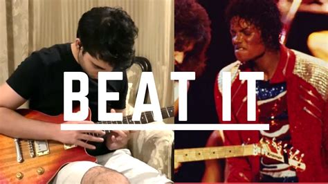 Beat It Solo Michael Jackson Ft Eddie Van Halen Guitar Cover By