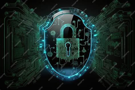 Premium Photo Cyber Security Information Security And Encryptions Generative Ai Cybersecurity