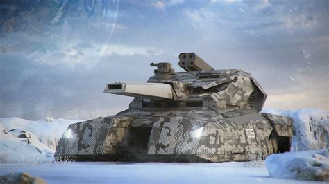 Sci Fi Tank Model Turbosquid 2078777