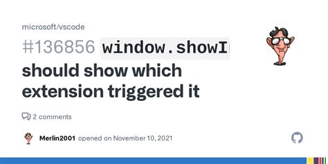 `windowshowinputbox` Should Show Which Extension Triggered It · Issue 136856 · Microsoft