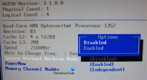 Amd V Is Disabled In The Bios Not In A Hypervisor Partition Fix