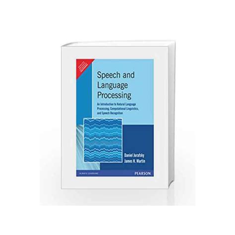 Speech And Language Processing Old Edition By Jurafsky Daniel Buy Online Speech And Language