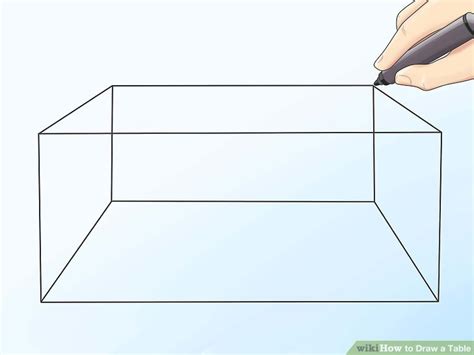 How To Draw A Table Step By Step Tutorial With Pictures
