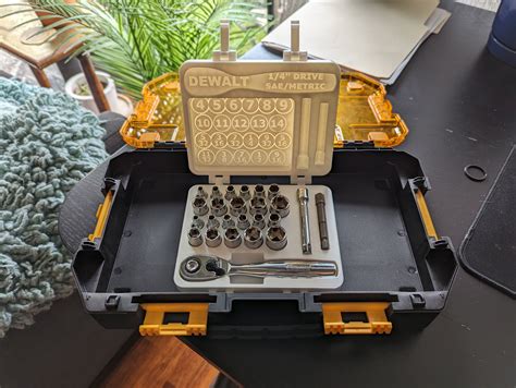 Dewalt 1 4 Drive Socket Set Case By Elitheasianguy Download Free Stl Model