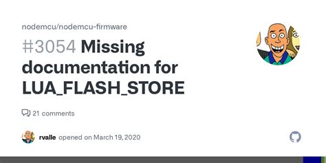 missing documentation for lua flash store · issue 3054 · nodemcu