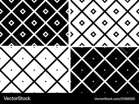Seamless Checked Patterns Royalty Free Vector Image