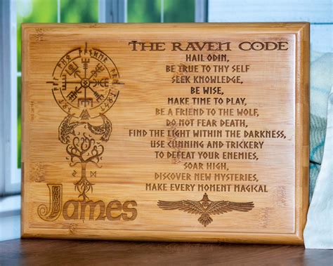 Norse Raven Code With A Runic Raven Nordic Runes Valknut Symbol