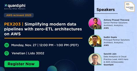 join aws reinvent for data analytics sanjeeb mohapatra posted on the