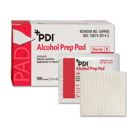 Alcohol Prep Pads Sterile Antiseptic Individually