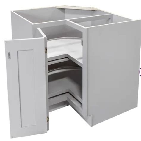 Reliabilt 33 In W X 345 In H X 24 In D Parkstone Gray Birch Lazy Susan