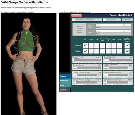 Change Clothes With UI Button Guides Virt A Mate Hub