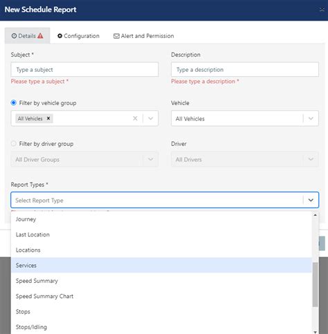 how do i create a scheduled report